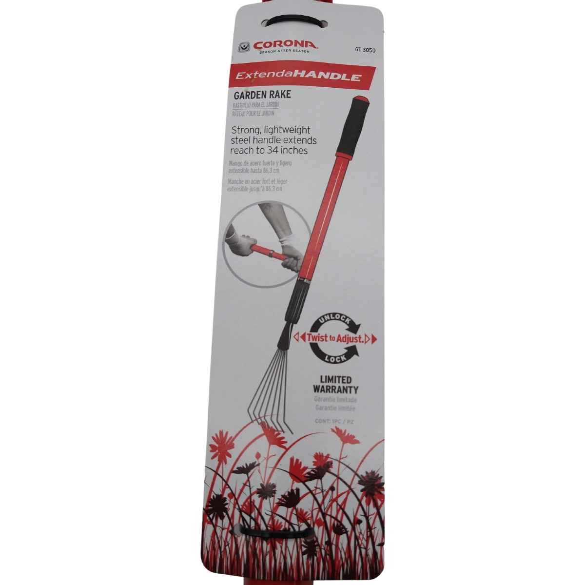 Ricks Garden Center | Corona Extendable Garden Rake