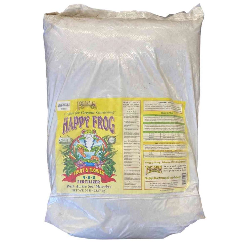 Ricks Garden Center | Foxfarm Happy Frog Fruit and Flower 4-9-3 50Lb