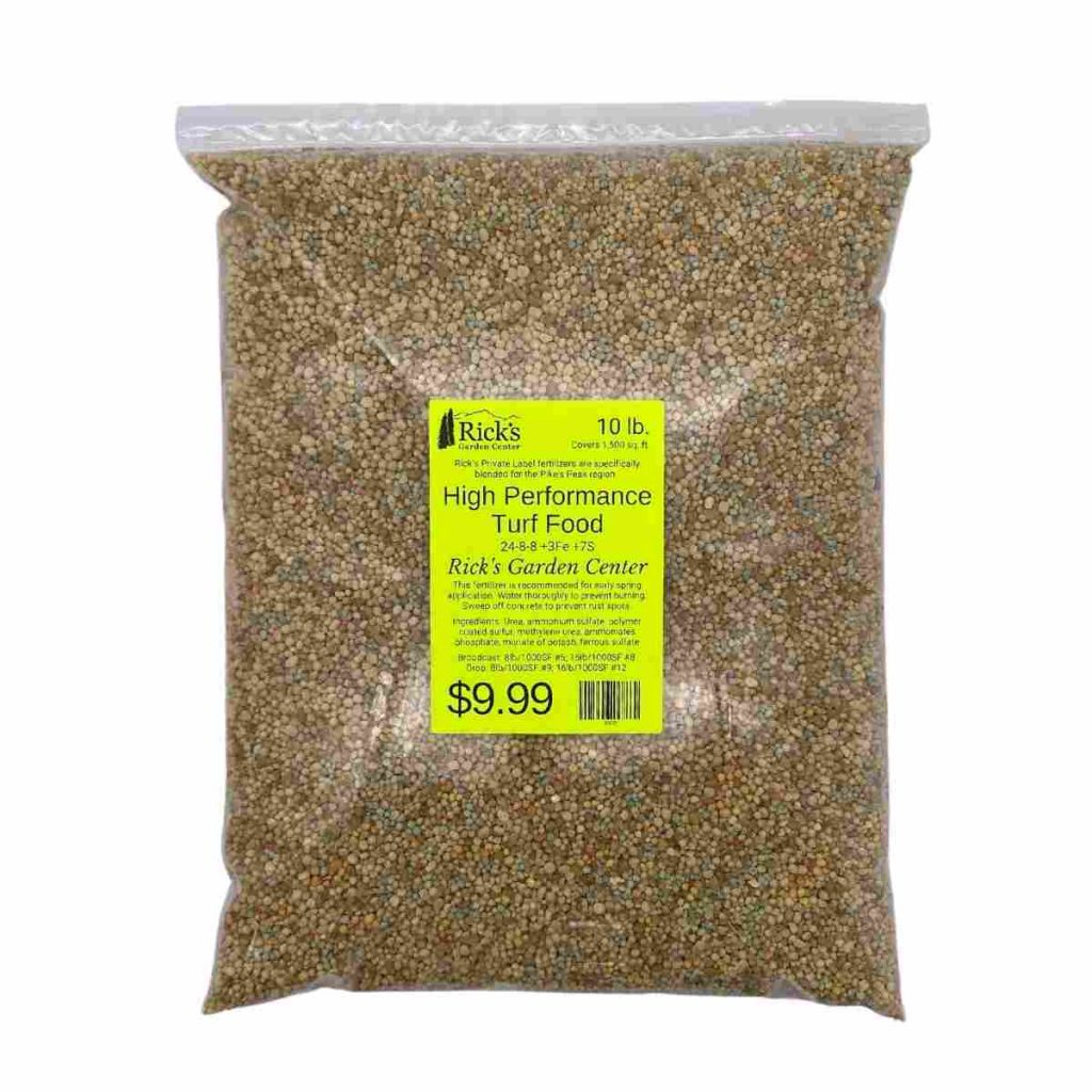 Ricks Garden Center | Rick’s High Performance Turf Food 24-8-8 10lb